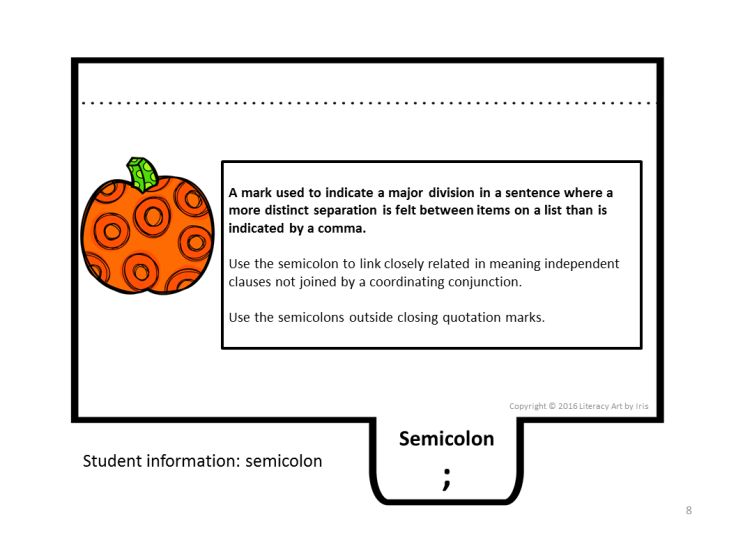 Punctuation Day Flip Book 2 – Literacy Art by Iris
